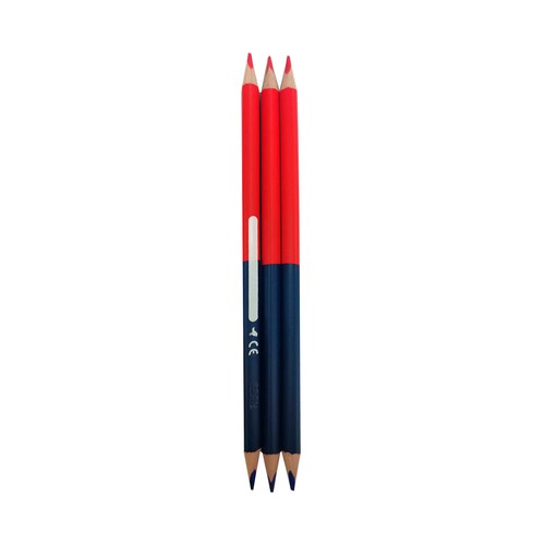 3 Lapices BiColores Rojo/Azul ALCAMPO - Alcampo ¡Haz tu Compra Online y ...