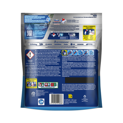 FINISH Quantum Essential Lavavajillas 58 uds 673 g - Alcampo ¡Haz tu ...