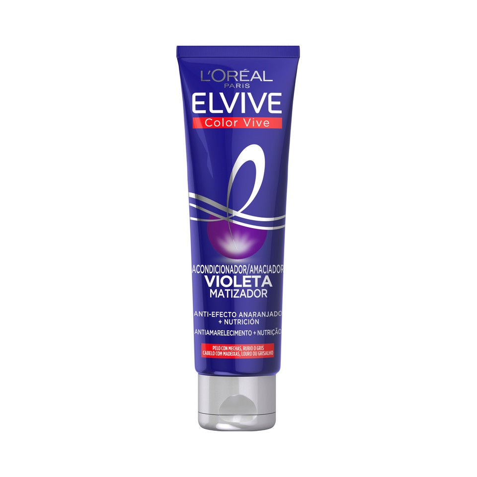 ELVIVE Color vive Mascarilla violeta matizadora, con efecto anti ...