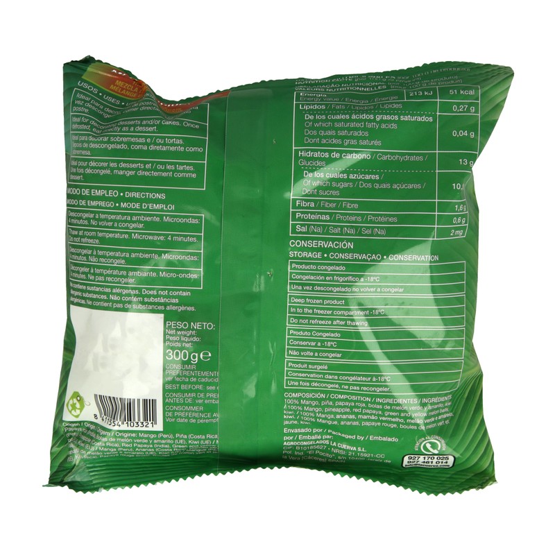 LA CUERVA Mezcla de frutas tropicales,100% naturales y sin conservantes ...