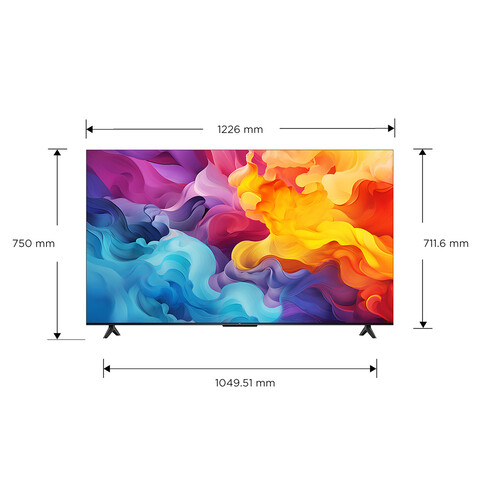 Televisión 139,7 cm (55") TCL 55P61B 4K, Ultra HD, GOOGLE Tv, HDR10 ...