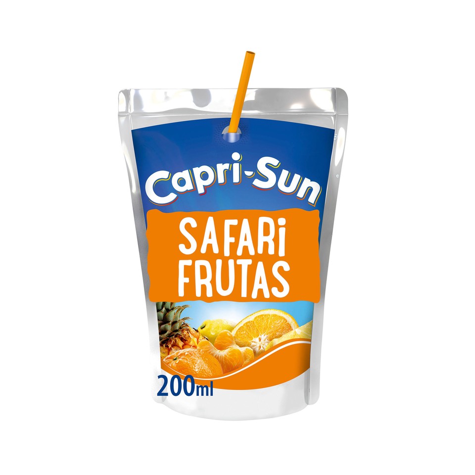 CAPRI-SUN Bebida, base de zumo de frutas Safari 200 ml. - Alcampo ¡Haz ...