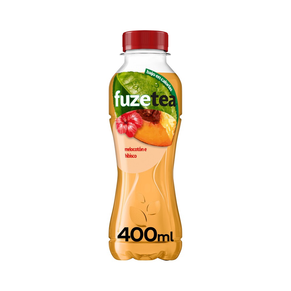FUZE TEA Bebida refrescante con infusión de té negro, sabor a melocotón ...