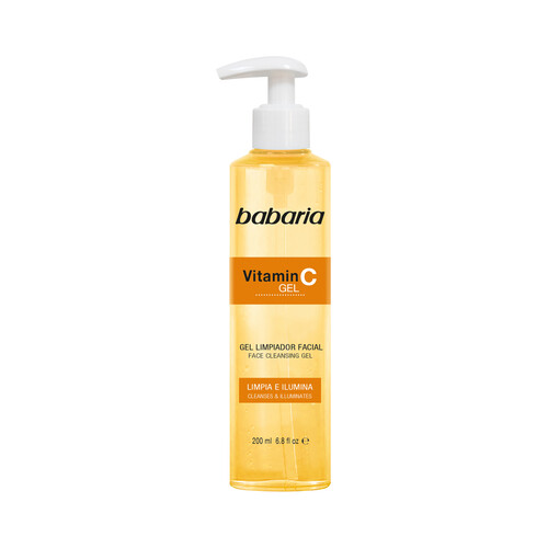 Babaria Vitamin C Gel Limpiadro Facial Que Desmaquilla E Ilumina Tu Rostro 200 Ml Alcampo