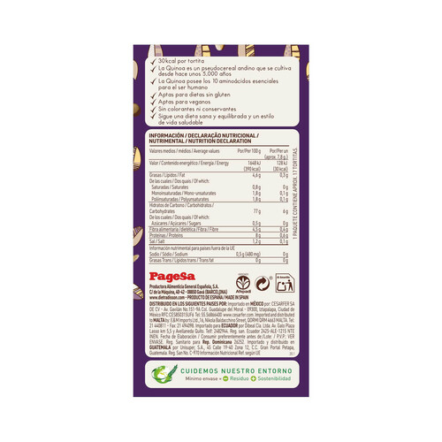 DIAT RADISSON Tortitas de arroz integral con quinoa 130 g. - Alcampo ...