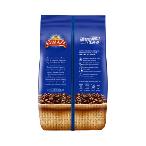 SAIMAZA Café natural en grano 500 g. - Alcampo ¡Haz tu Compra Online y ...