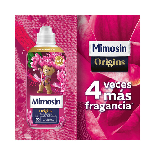 MIMOSIN Origins Suavizante concentrado con aroma a rosas silvestres 900 ...