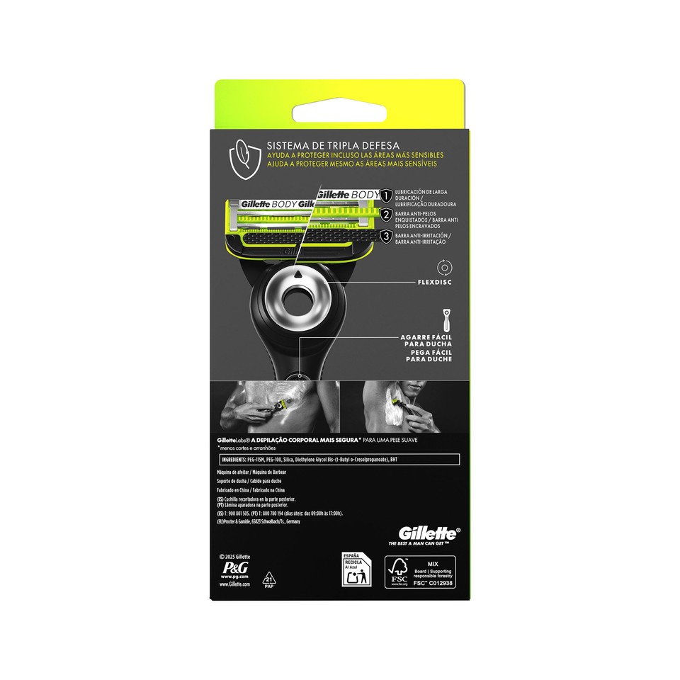 GILLETTE Labs Body Maquinilla de afeitar - 1ud. - Alcampo ¡Haz tu ...