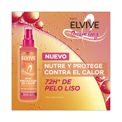 ELVIVE Spray protector del calor, sin aclarado, para cabellos largos y ...