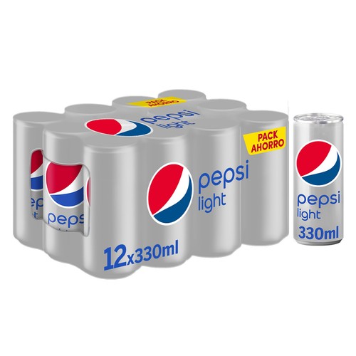 REFRESCO LIGHT LATA PEPSI-COLA PACK 12 UND 33 CL - Alcampo ¡Haz tu ...