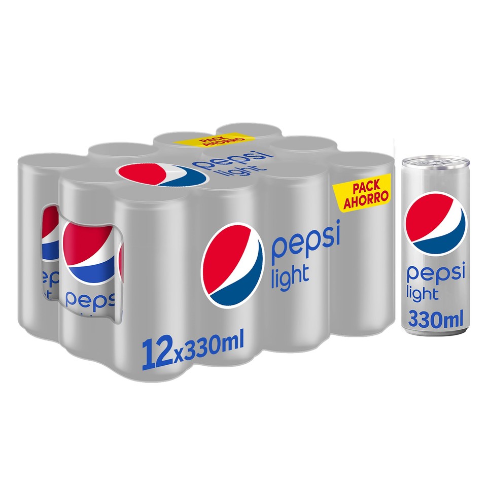 REFRESCO LIGHT LATA PEPSI-COLA PACK 12 UND 33 CL - Alcampo ¡Haz tu ...